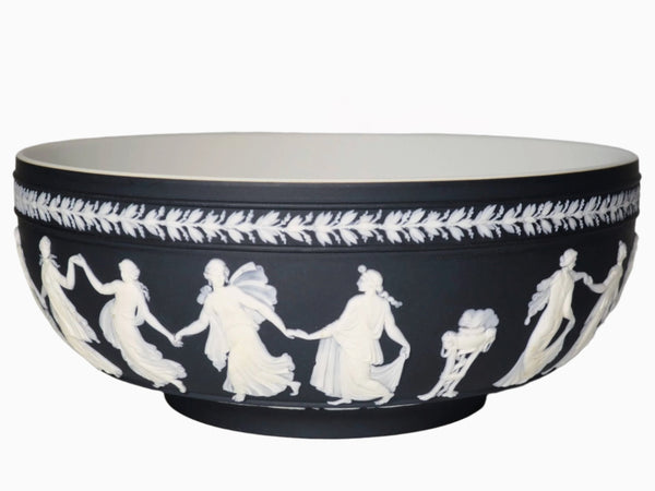 Wedgwood "Dancing Hours" Bowl, Black Jasperware | DecorativeVintage ...