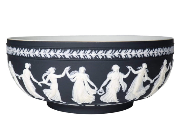 Wedgwood "Dancing Hours" Bowl, Black Jasperware | DecorativeVintage ...